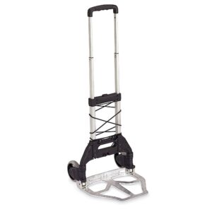 wesco 220646 aluminum folding hand trucks, poly mini mover