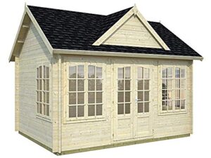 allwood chloe | 123 sqf kit cabin, garden house