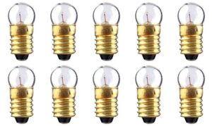 cec industries #1446 bulbs, 12 v, 2.4 w, e10 base, g-3.5 shape (box of 10)