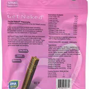 Get Naked Puppy Health Dental Chew Sticks for Puppies and Dogs, Small/6.2-Ounce, 18 sticks/Pack (2-pack)