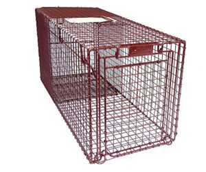 tru catch 30fcd fat cat humane live animal trap - easy & safe catch & release animal trap for cats, rabbits, & other small animals - durable & humane tnr trap - (30" l x 14" h x 12" w)