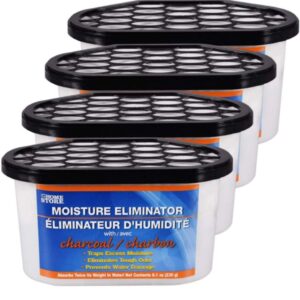 the home store moisture and odor eliminator/absorber with charcoal4pack