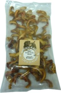 hdp dental floss curly 4-6" bully sticks made in usa odor free size:pack of 50