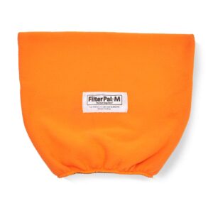 filterpal reusable pre filter bag for shop vacuums - wet dry vac dust collector bags for vf 4000, vf 5000, dxvc6912, 917816 oem filters - assembled in usa, medium, orange - 11.5" tall, 7.5" diameter