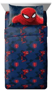 jay franco marvel spiderman 'saving the day' microfiber 3 piece twin sheet set