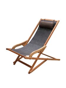 outdoor interiors sl10060 swing lounger, 43" x 25" x 37", brown