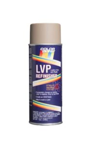 colorbond (1870) bmw cream beige lvp leather, vinyl & hard plastic refinisher spray paint - 12 oz.