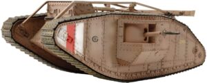 tamiya models mk.iv male motorized wwi british tank