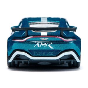 Siku 1577, Aston Martin Vantage GT4, Toy Car, Metal/Plastic, Blue, Metallic Paint, Huge Rear Wing, Sport Tyres, Detailed Design