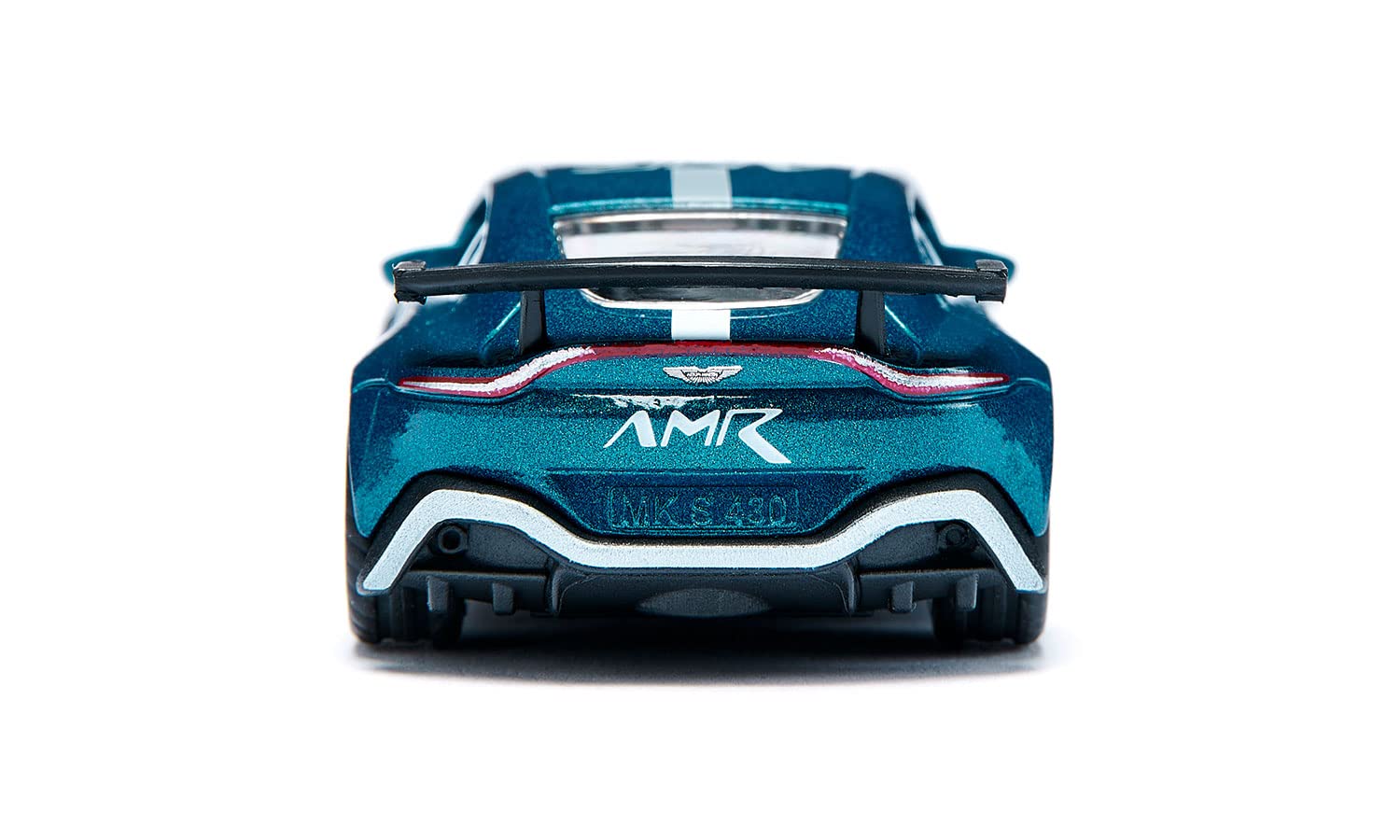 Siku 1577, Aston Martin Vantage GT4, Toy Car, Metal/Plastic, Blue, Metallic Paint, Huge Rear Wing, Sport Tyres, Detailed Design