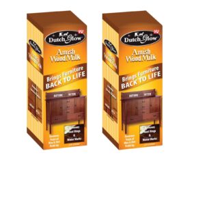 pack of 2 - dutch glow dfg amish wood milk 12 oz