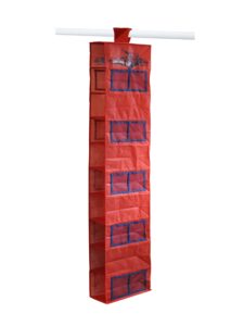 marvel spider-man 10 tier hanging organizer , red