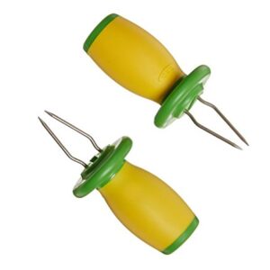 OXO Good Grips Interlocking Corn Holders, Yellow/Green