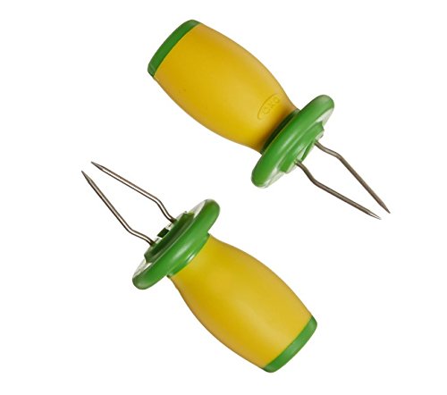 OXO Good Grips Interlocking Corn Holders, Yellow/Green