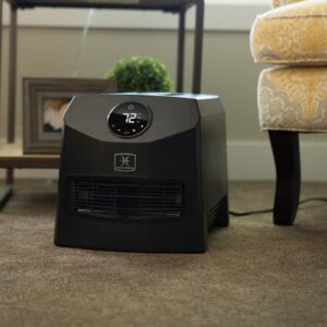 Heat Storm HS-1500-IMO Portable Infrared Heater, 10 lbs, Mojave Black