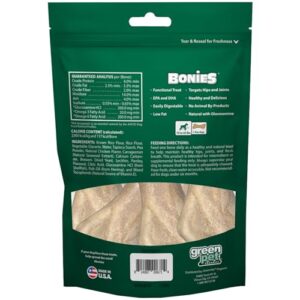 Bonies Hip & Joint Formula Treats for Dogs, Glucosamine & Omega Fatty Acids, Fresh Breath, Clean Teeth, Low Calories, Chicken Flavor - Medium, 8 Bones