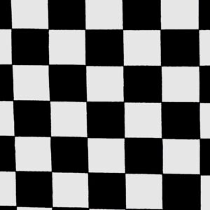 black white square checkered print poly cotton fabric 58"/59" width sold by the yard (p123)