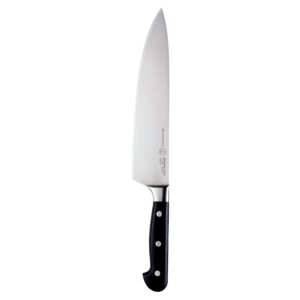 messermeister meridian elite 9” stealth chef’s knife - fine german steel alloy blade - rust resistant & easy to maintain