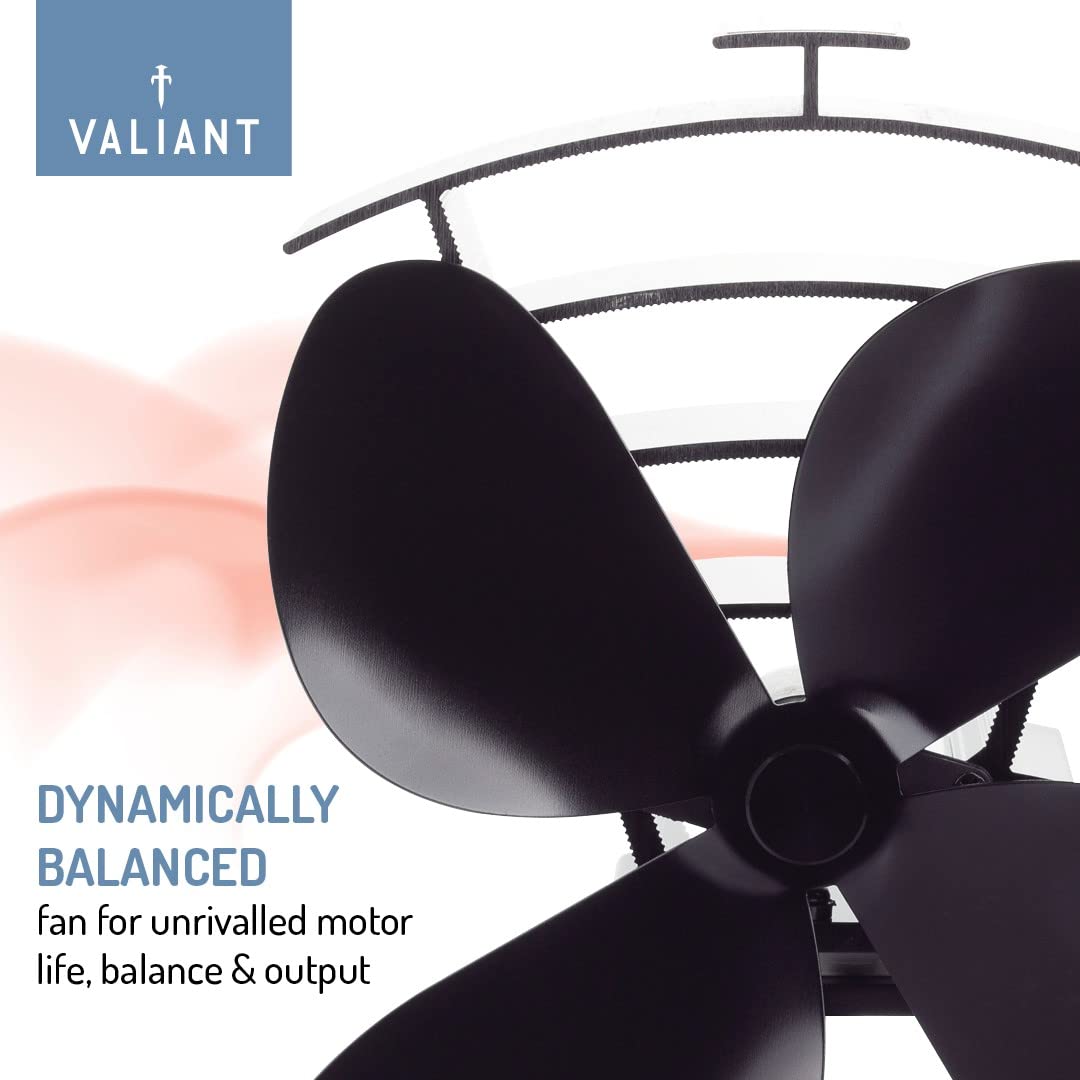 Valiant Premium IV Heat Powered Stove Fan