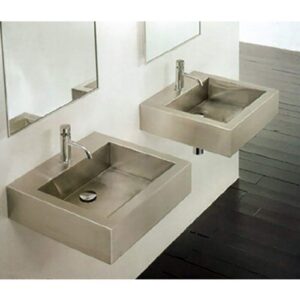 cantrio ms-005 above mount bathroom sink, 17.62 x 17.62-inch