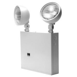 lithonia lighting elt618ny m2 incandescent two head emergency lighting unit, white