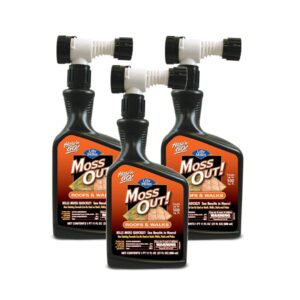 lilly miller 100503872 moss out roofs walks ready to spray 27-oz (pack of 3)