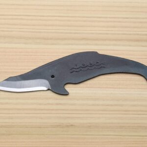 Yoshihiro Shiroko High Carbon Steel Kurouchi KUJIRA Whale Japanese Utility Knife (Type C) Made in Japan