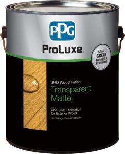 ppg proluxe srd wood finish, 1 gallon, 078 natural