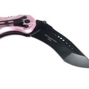 Wartech YC-S-7006-PK Spring Assisted Rescue Knife