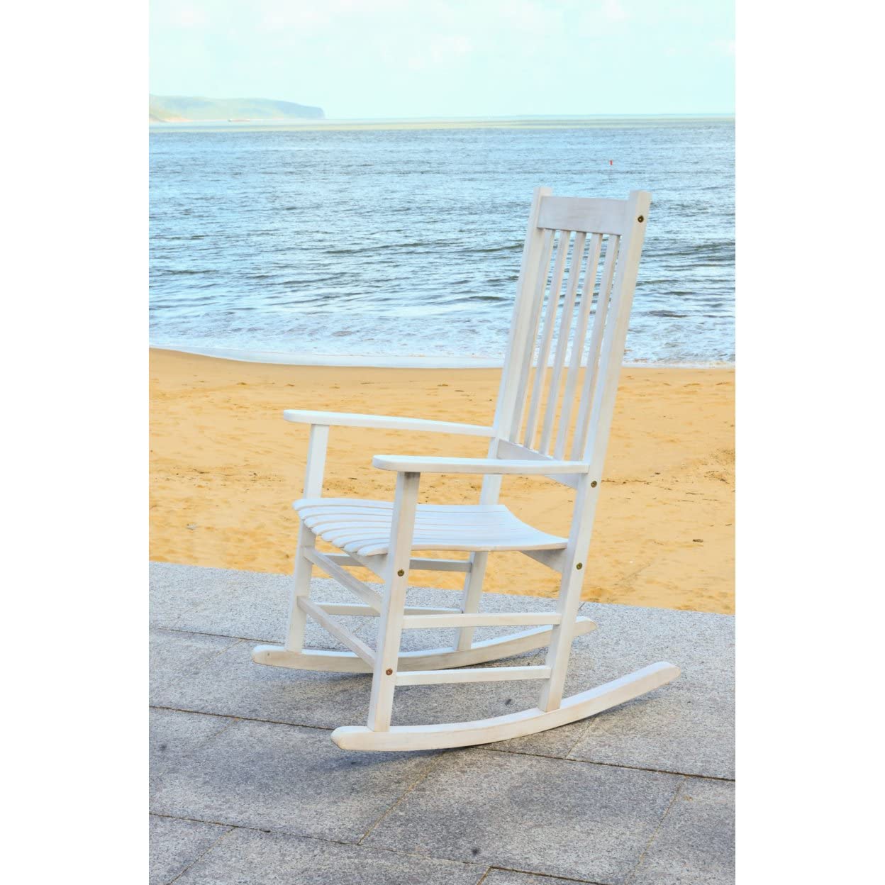 SAFAVIEH Outdoor Living Collection Shasta Rocking Chair