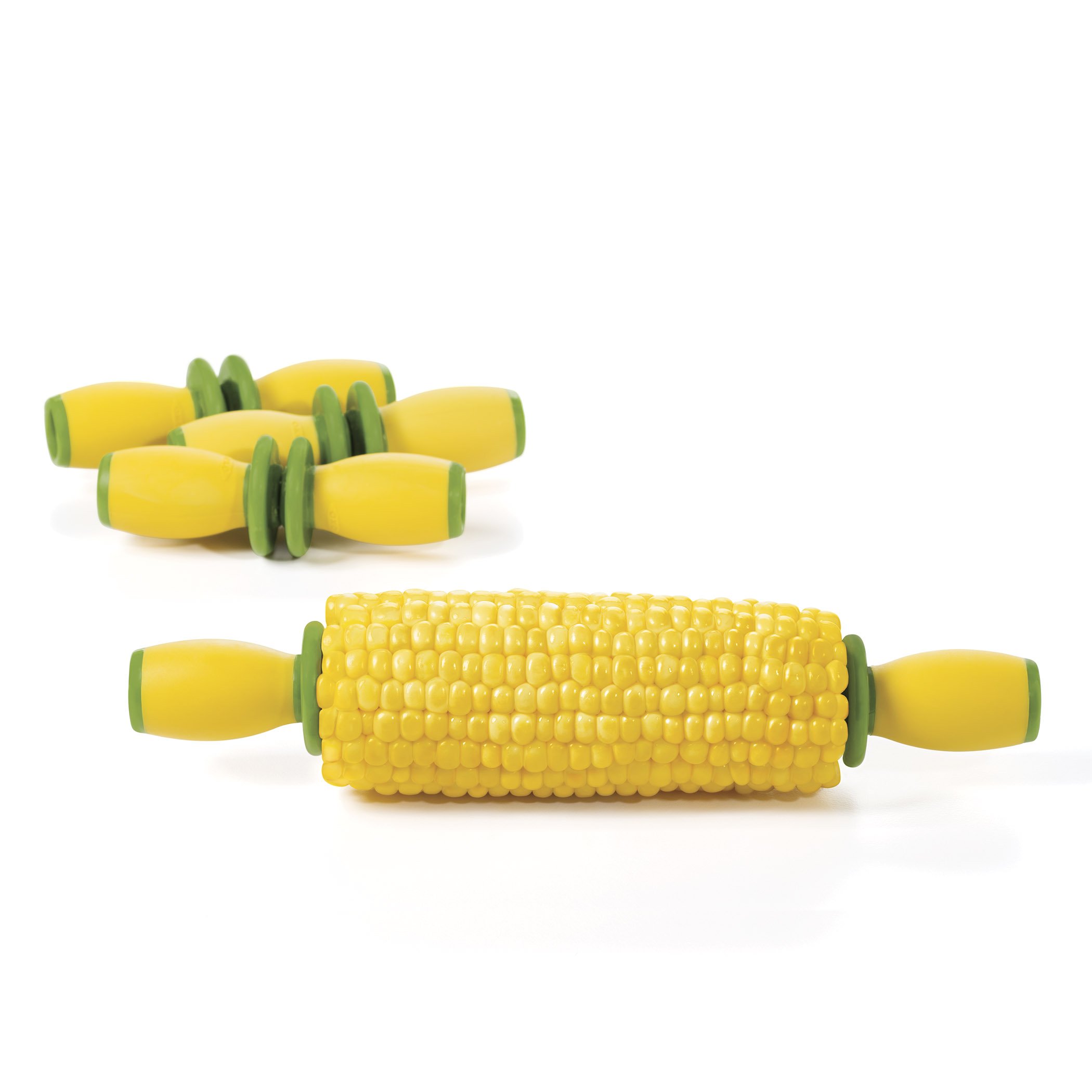 OXO Good Grips Interlocking Corn Holders, Yellow/Green