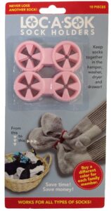 loc a sok sock locks clips (pink)