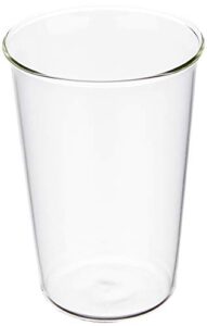 kinto 8432 cast beer glass, 15.2 fl oz (430 ml), heat-resistant glass, microwave and dishwasher safe