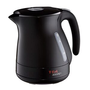 t-fal electric kettle (1.2l) justin plus cacao black ko3408jp