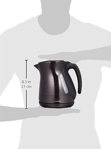 T-FAL electric kettle (1.2L) Justin plus cacao black KO3408JP