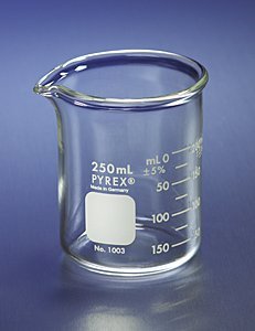 pyrex 1003-600cn-6pk heavy duty griffin 1003 600ml beaker double scale grad, glass (pack of 6)