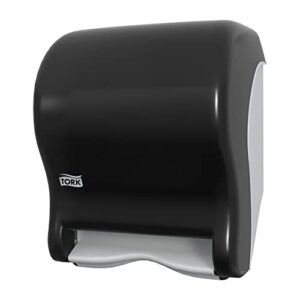 tork hand towel roll dispenser, smoke, h21, electronic, touch-free, durable, hygienic, 86eco