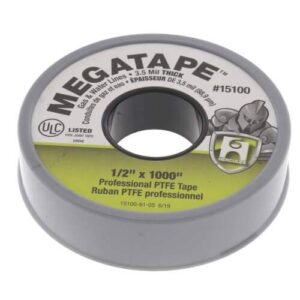 ptfe megatape, 1/2" x 1000" (grey)