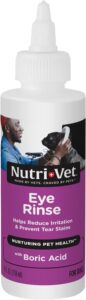 nutri-vet wellness eye rinse liquid for dogs [set of 2]