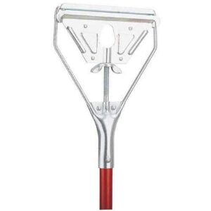 libman commercial 981 steel mop handle, 65" length, 6" width, red (pack of 6)