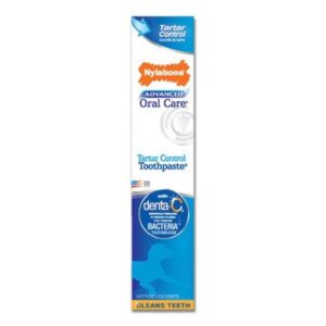 nylabone advanced oral care tartar control toothpaste