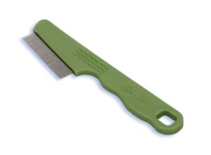 safari flea comb for cats, green(2pack)