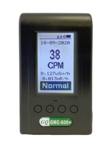 gq radiation detector dosimeter, gmc-600 plus, battery powered, wi-fi connectivity and data logging, high sensitive, alpha, beta, gamma, x-ray, lithium-ion