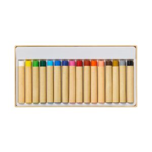 muji painted fabric crayons / 16 colors