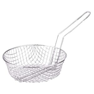 adcraft cb-10c 10" coarse mesh culinary basket