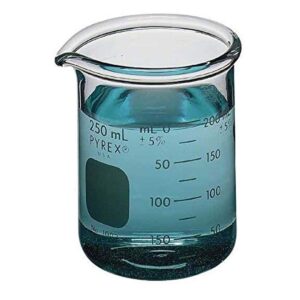 pyrex 1003-1cn heavy duty griffin 1003 1l beaker double scale graduate, glass