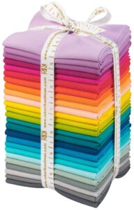 kona cotton solids elizabeth hartman designer palette 25 fat quarter bundle robert kaufman fabrics fq-796-25