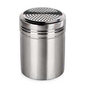 new star foodservice 28478 stainless steel dredge shaker, 10-ounce, set of 2