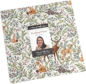 deb strain woodland winter layer cake 42 10-inch squares moda fabrics 56090lc