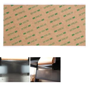 3m 300lse 4" x8" heavty duty double sided sticky adhesive sheet tape high bond transfer tape ideal for attaching digitizers to phones and tablets (3 sheets 4"x8")